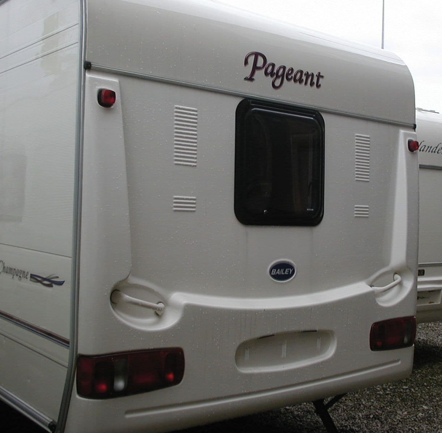 Bailey Caravan Rear Panel 006